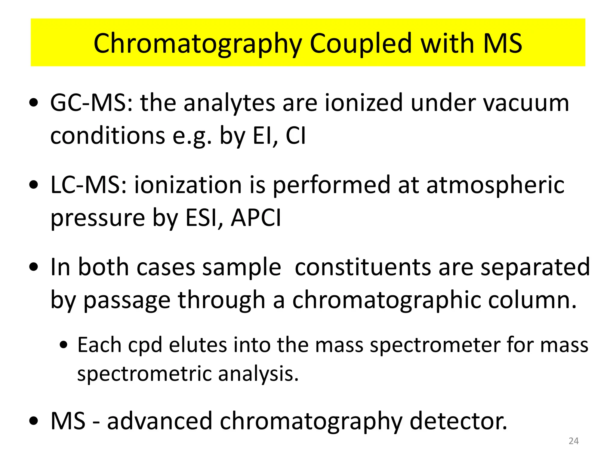 Mass spectrometry instrument for analysing mass | PPT