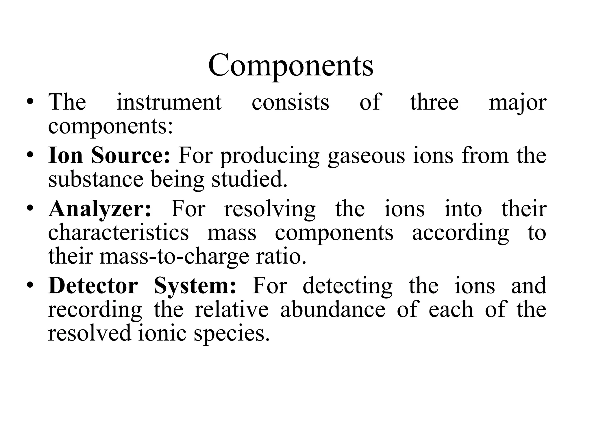 Mass spectrometry- full lecture | PPTX