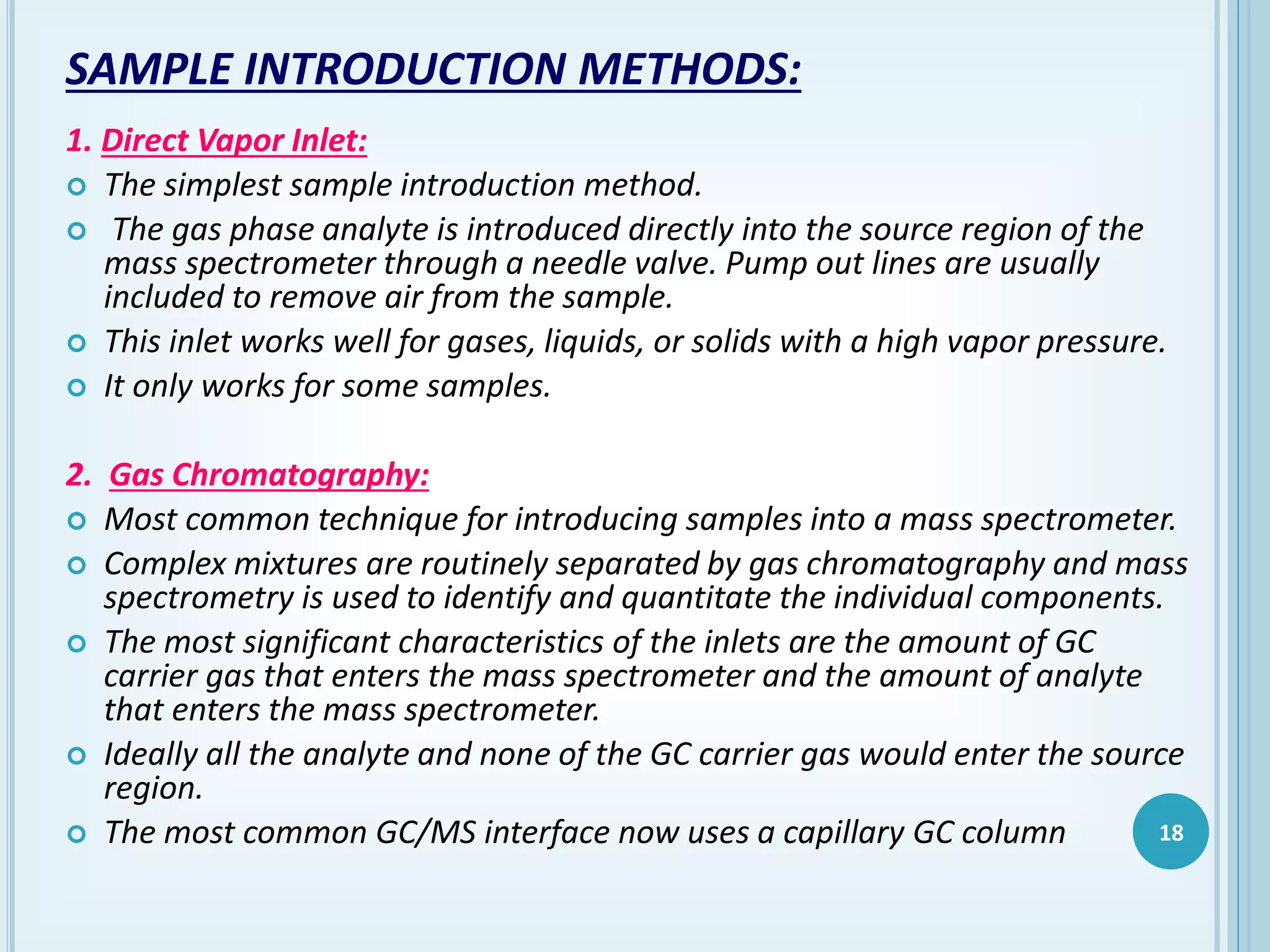 Mass spectrometry | PPTX
