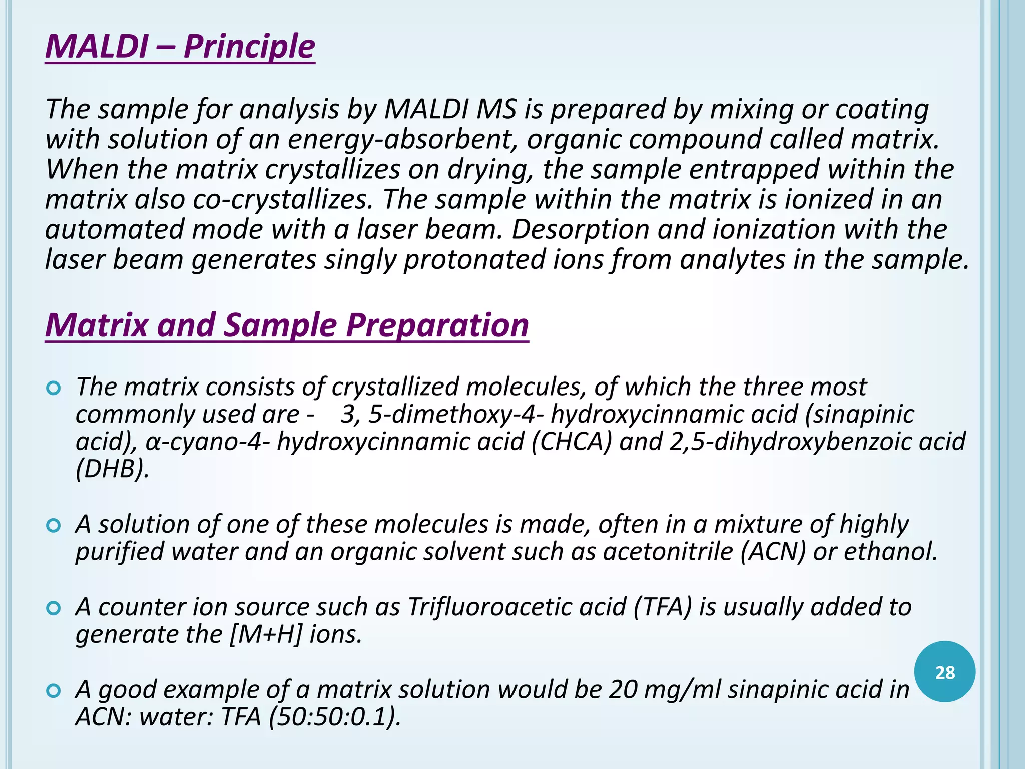 Mass spectrometry | PPTX