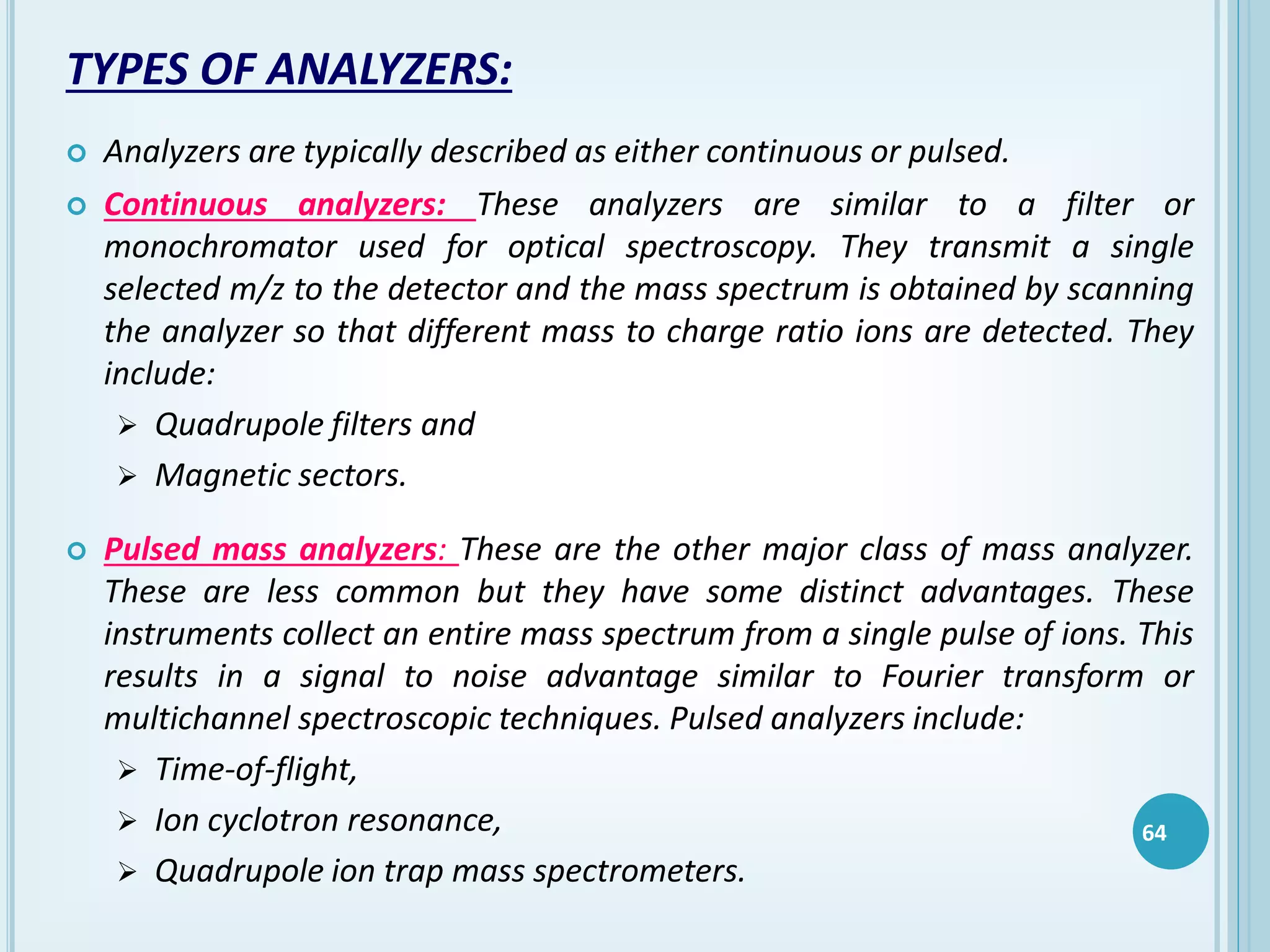 Mass spectrometry | PPTX