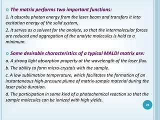 Mass spectrometry | PPTX