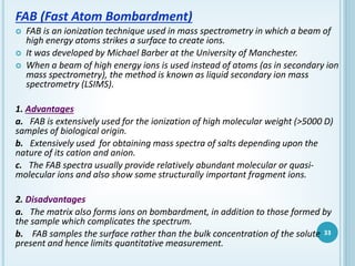 Mass spectrometry | PPTX