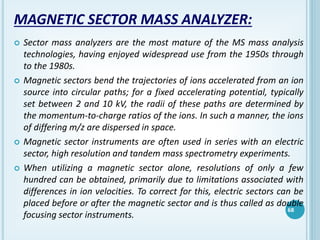 Mass spectrometry | PPTX