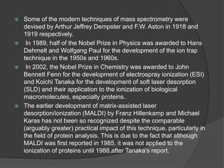 Mass spectrometry hh | PPSX