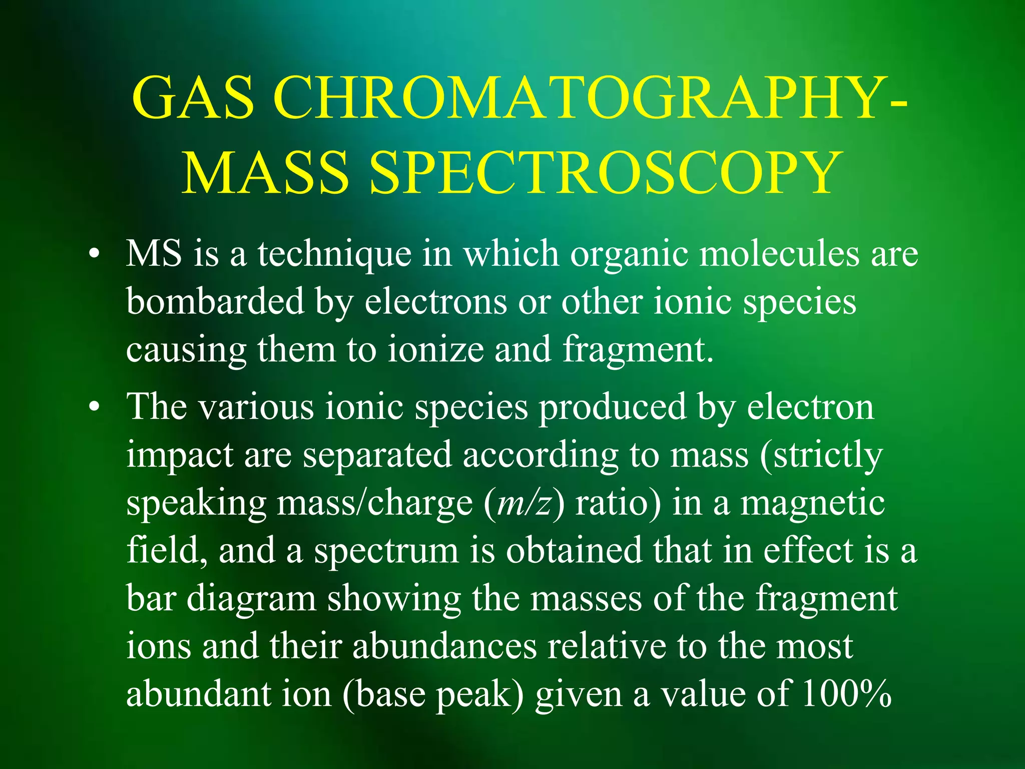 Mass spectroscopy | PPT