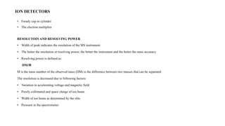 Mass spectroscopy | PPT
