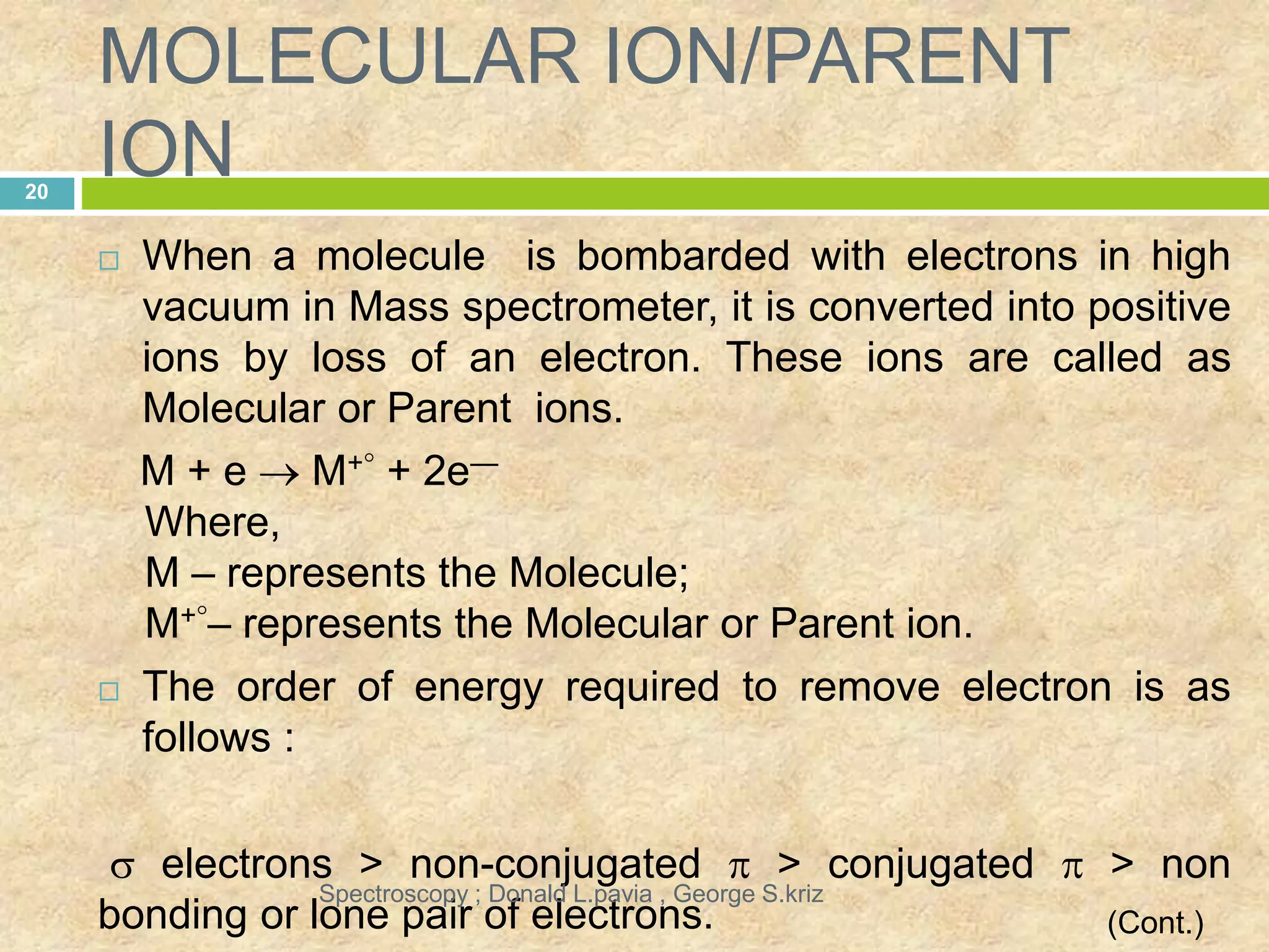 Mass spectroscopy | PPTX