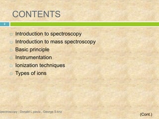 Mass spectroscopy | PPTX