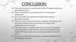 Mass spectroscopy | PPT