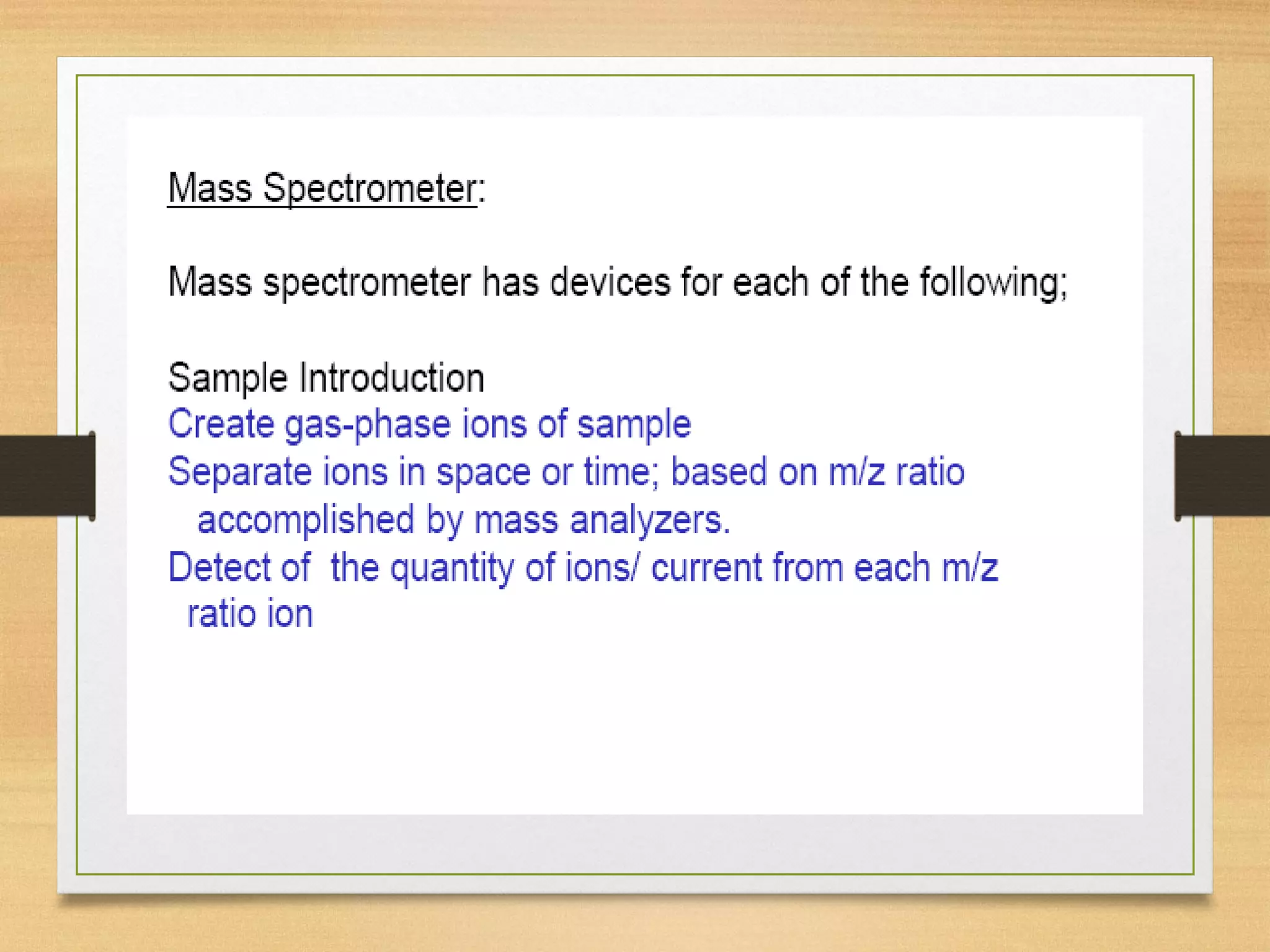 Mass spectroscopy | PDF