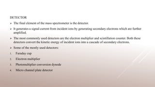 Mass spectroscopy | PPTX | Chemistry | Science