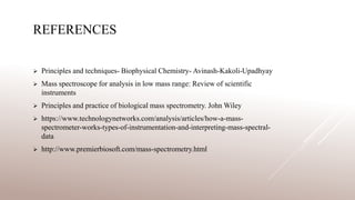 Mass spectroscopy | PPTX | Chemistry | Science