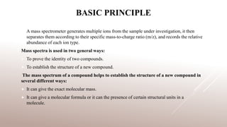 Mass spectroscopy | PPTX | Chemistry | Science