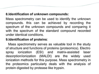 Mass Spectroscopy.pptxouljfuofyidlsyuddodof | PPTX