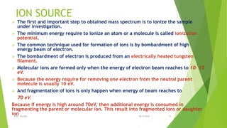 Mass spectroscopy by Shantanu Nimbalkar | PPTX