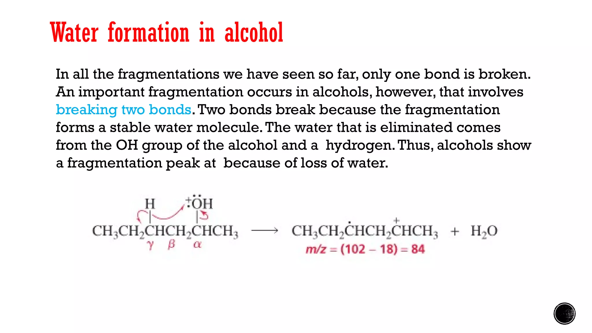 Mass spectroscopy and fragmentation rule | PPT
