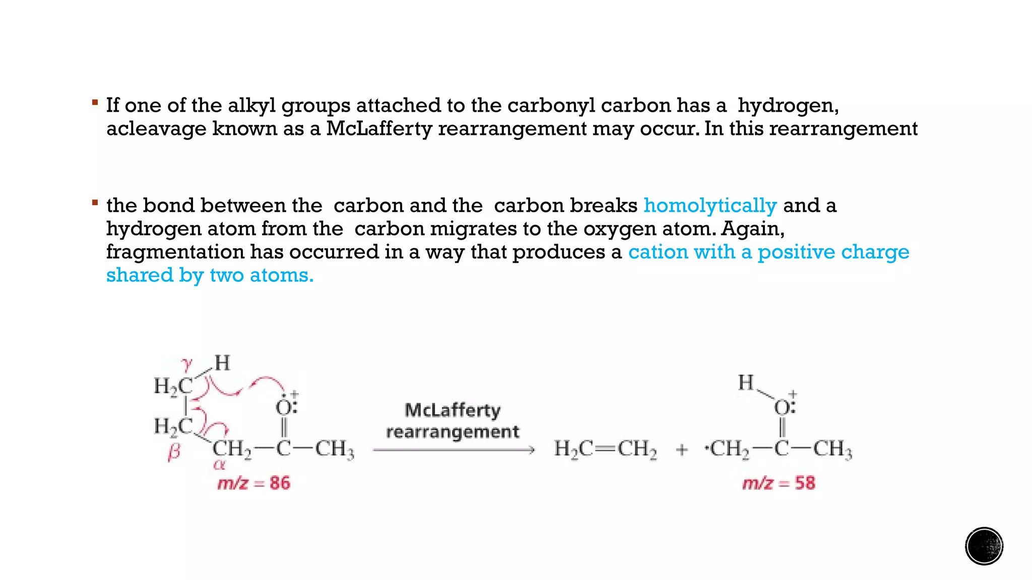 Mass spectroscopy and fragmentation rule | PPT