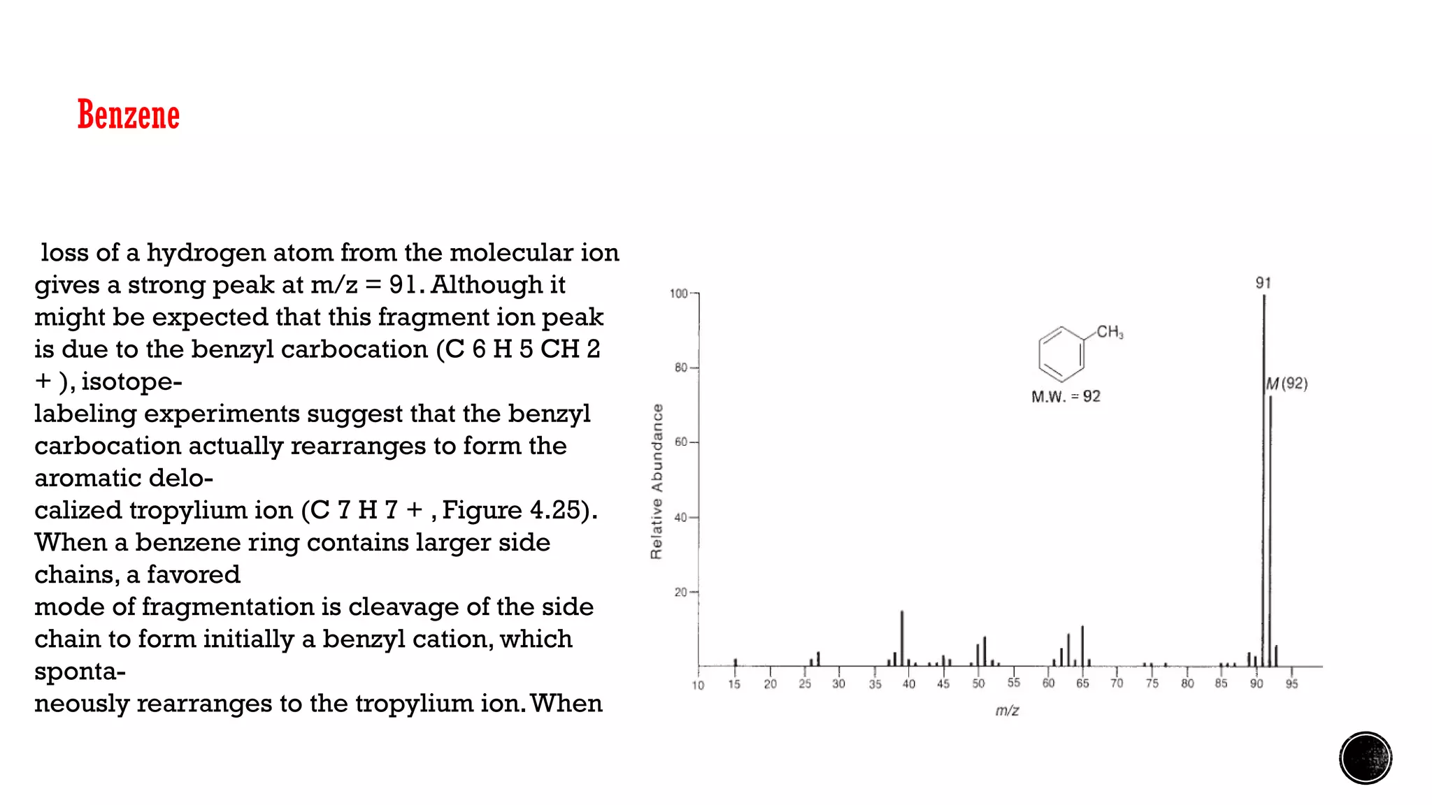 Mass spectroscopy and fragmentation rule | PPT
