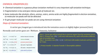 Mass Spectroscopy Ionization techniques.pptx | Chemistry | Science