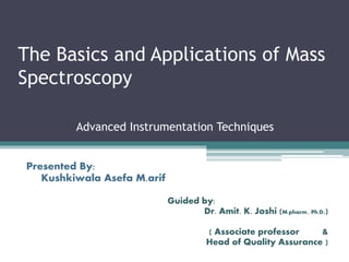 mass spectroscopy presentation.pptx