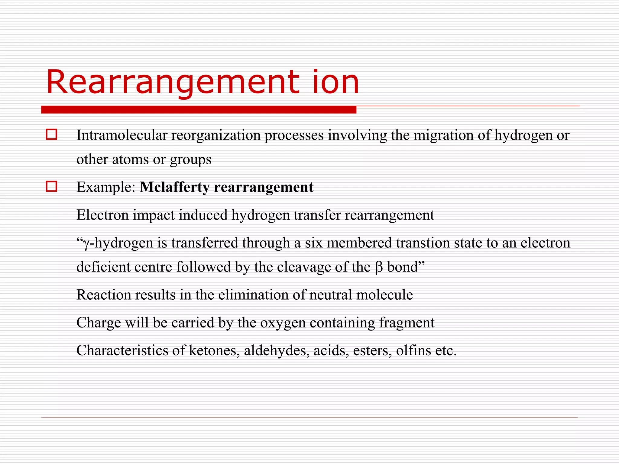 Mass spectrometery | PPT