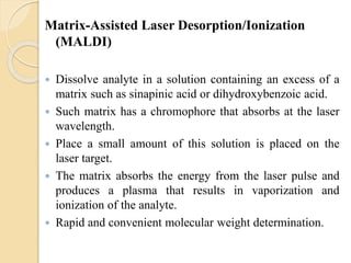 MASS SPECTROSCOPY | PPT