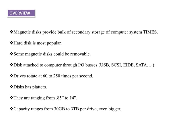 Mass storage structure | PPT