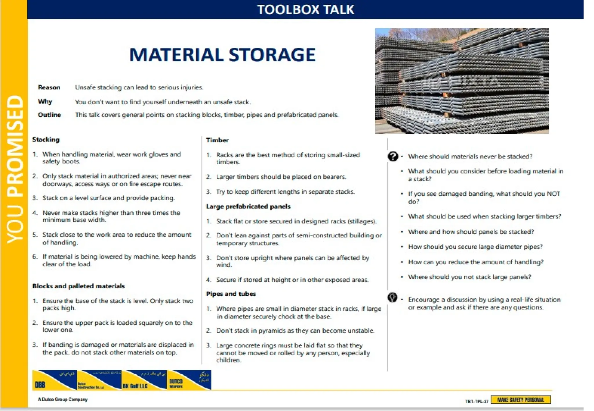 Mass TBT 18-08-25 Material Storage .pptx