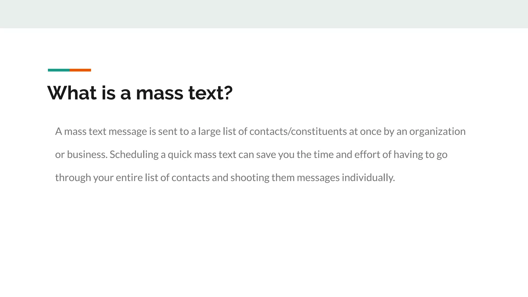 Everything you need to know about Mass Texting | PDF