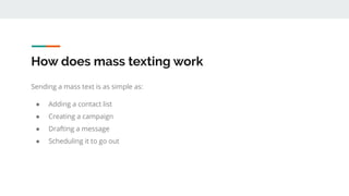 Everything you need to know about Mass Texting | PDF