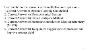 Oxygen mass transfer coefficient by various methods | PPTX