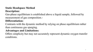 Oxygen mass transfer coefficient by various methods | PPTX