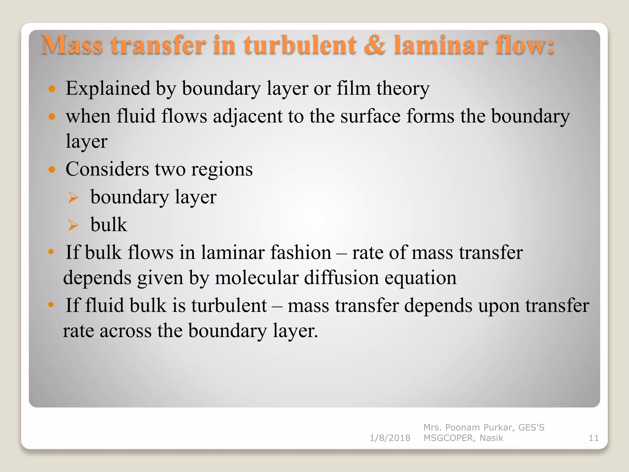 Mass transfer | PPTX