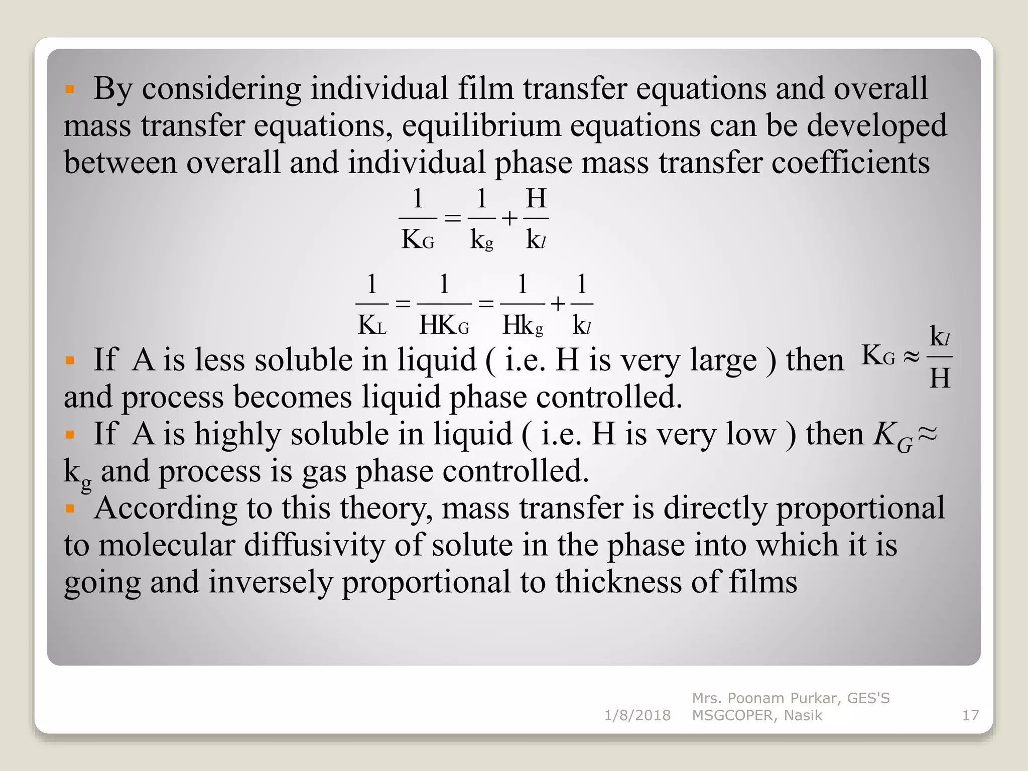 Mass transfer | PPTX