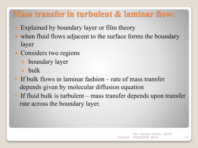 Mass transfer | PPTX | Chemistry | Science