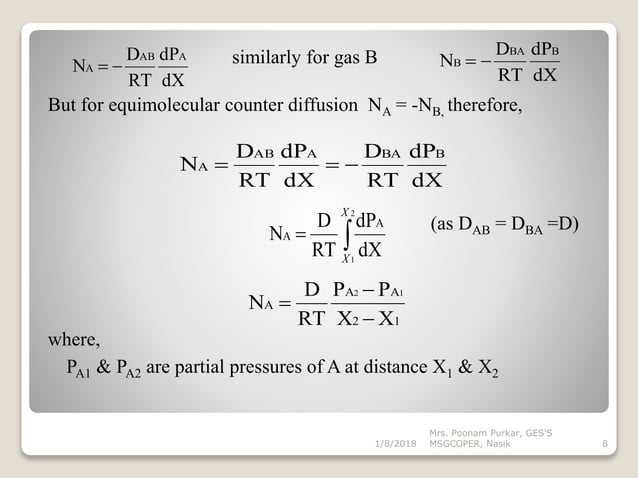 Mass transfer | PPTX | Chemistry | Science