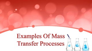 Mass transfer and examples of mass transfer processes | PPT
