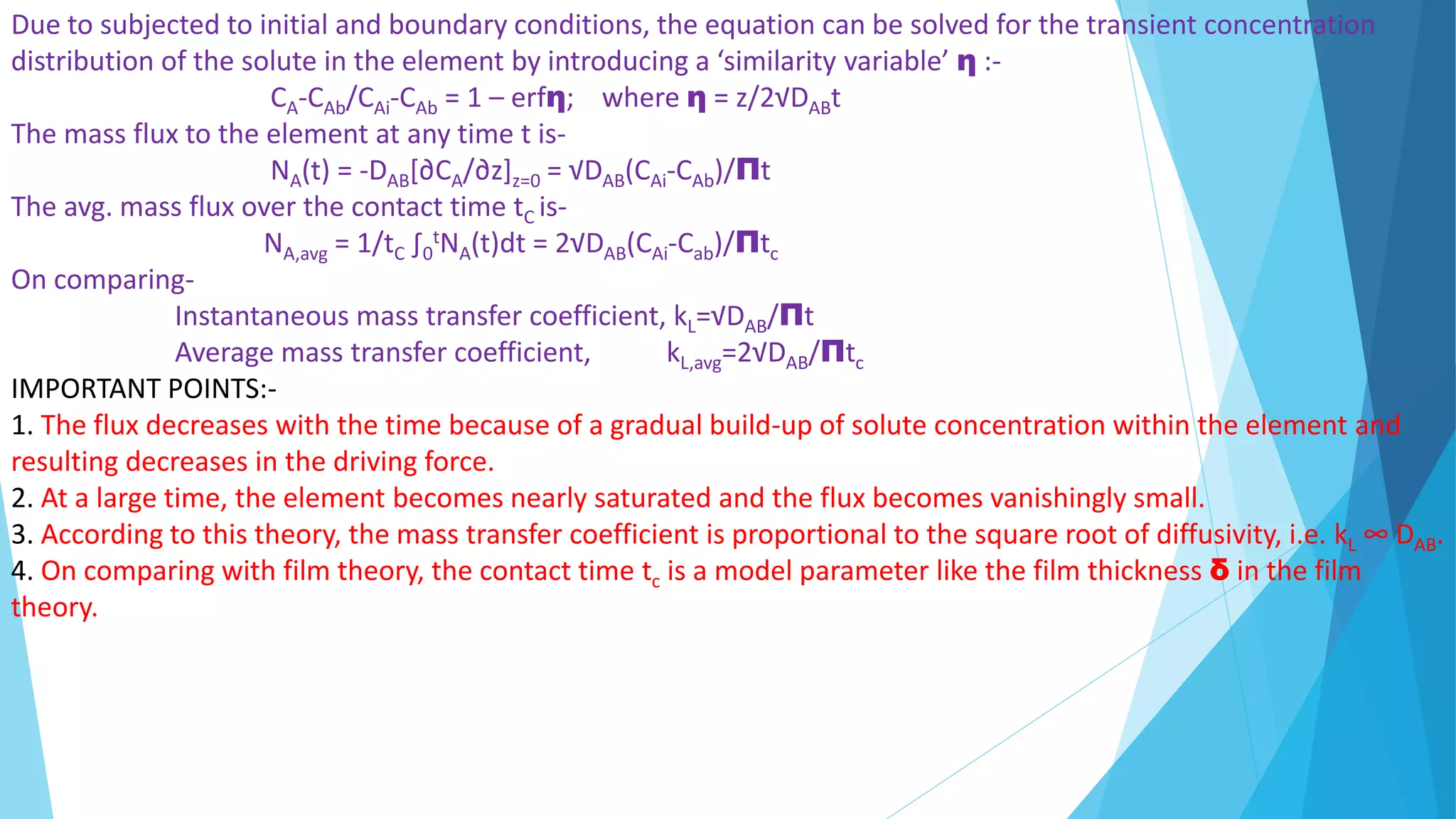 Mass transfer & diffusion hari | PPTX