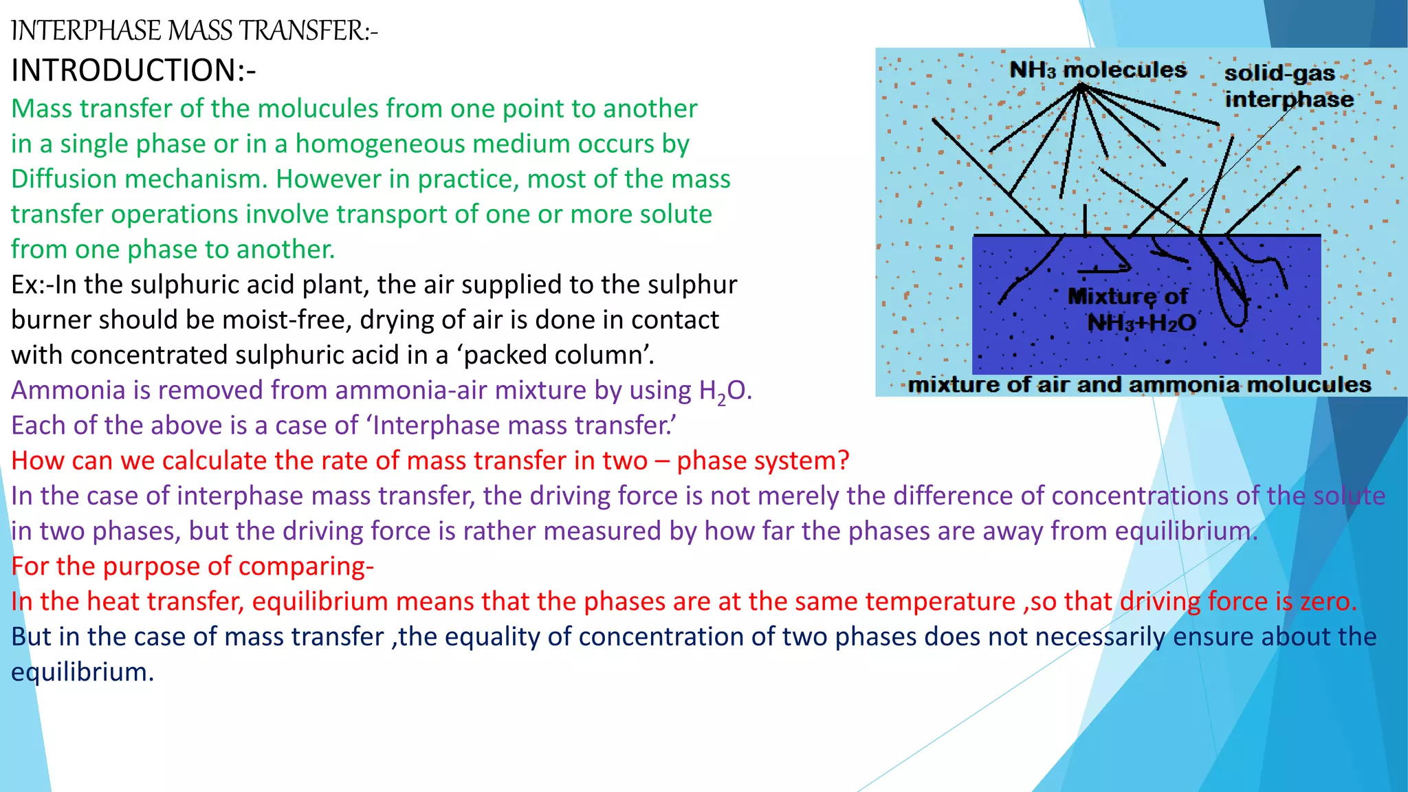 Mass transfer & diffusion hari | PPTX