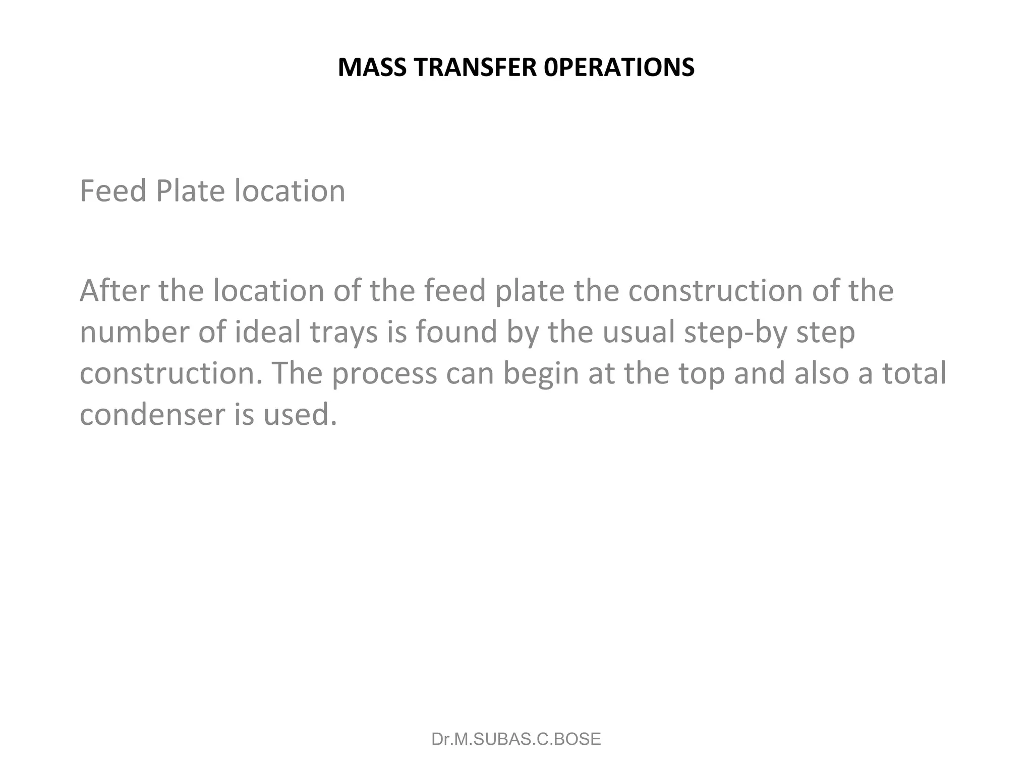 Mass transfer operations | PPT