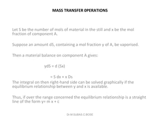 Mass transfer operations | PPT
