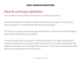 Mass transfer operations | PPT