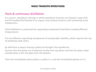 Mass transfer operations | PPT