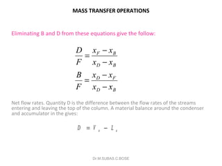 Mass transfer operations | PPT