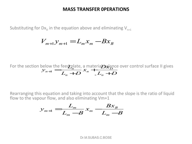 Mass transfer operations | PPT