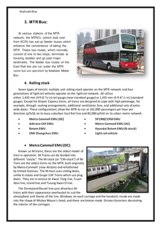 Mass transit railway (mtr) hongkong | DOCX