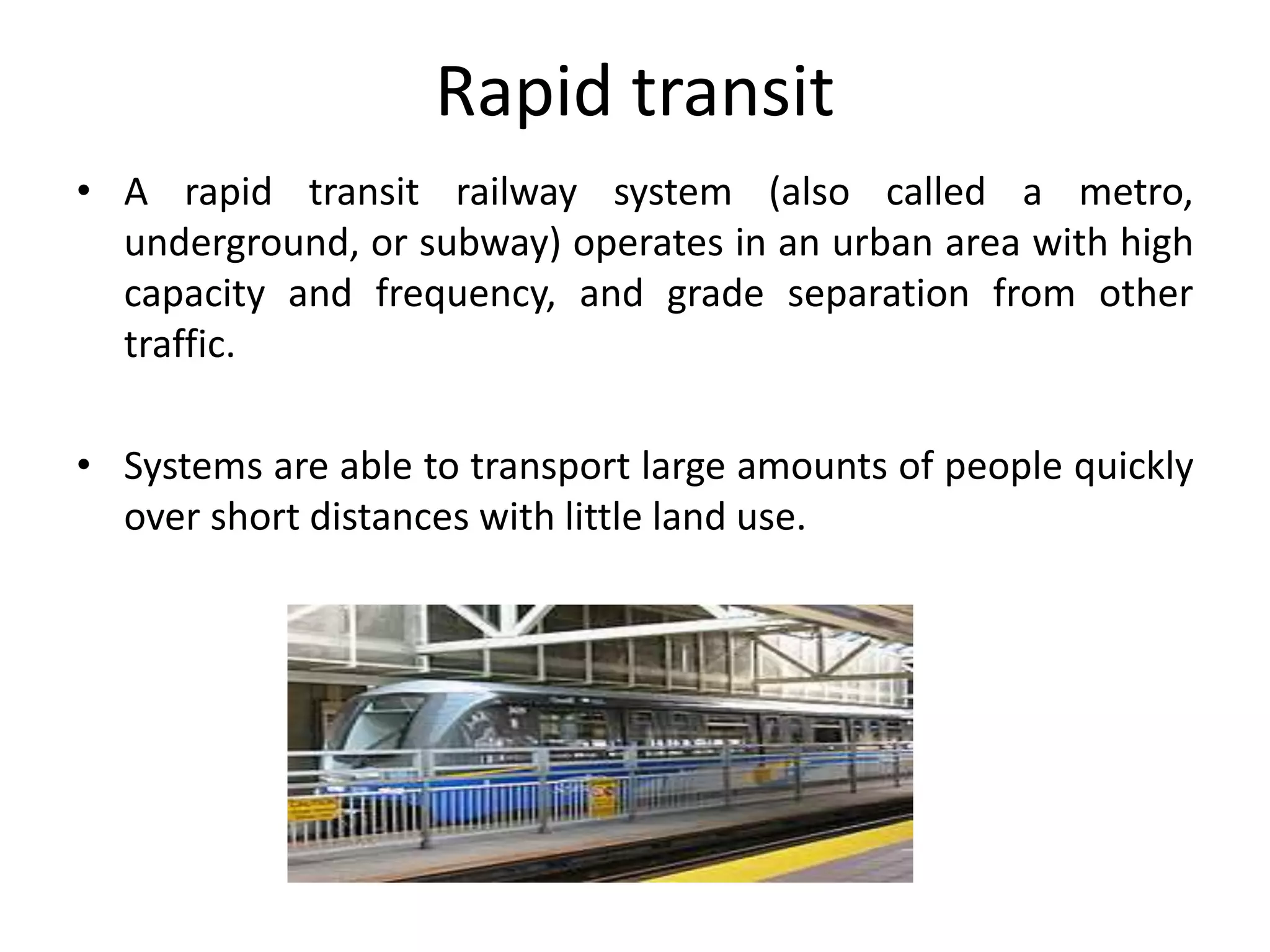 Mass transit system | PPTX