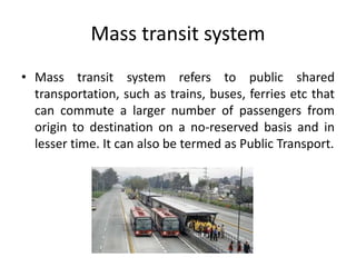 Public Transportation System