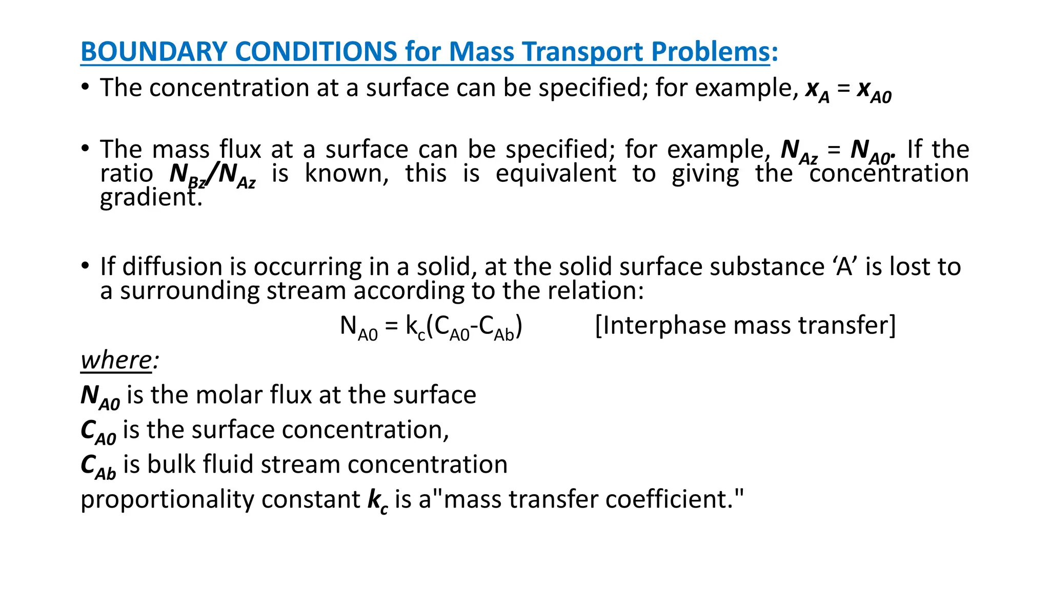 Mass transport - General Shell Balance.pptx